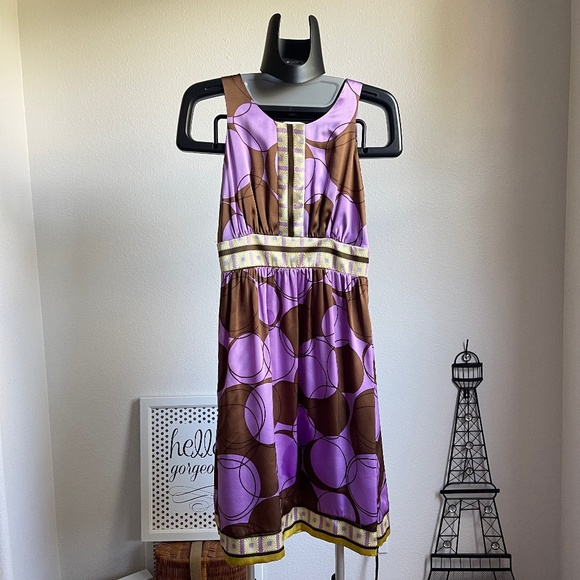 Alice & Trixie | Dresses | Alice And Trixie Purple 0 Silk Dress | Poshmark